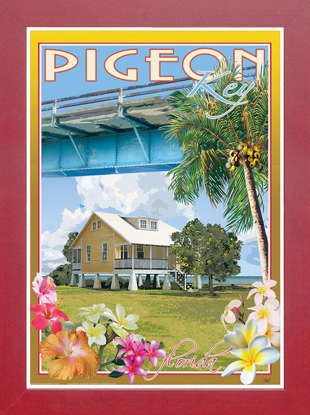 Pigeon Key, Florida Keys – Beach Town Posters